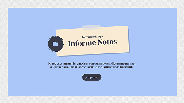 Plantillas de informes interactivos | Genially